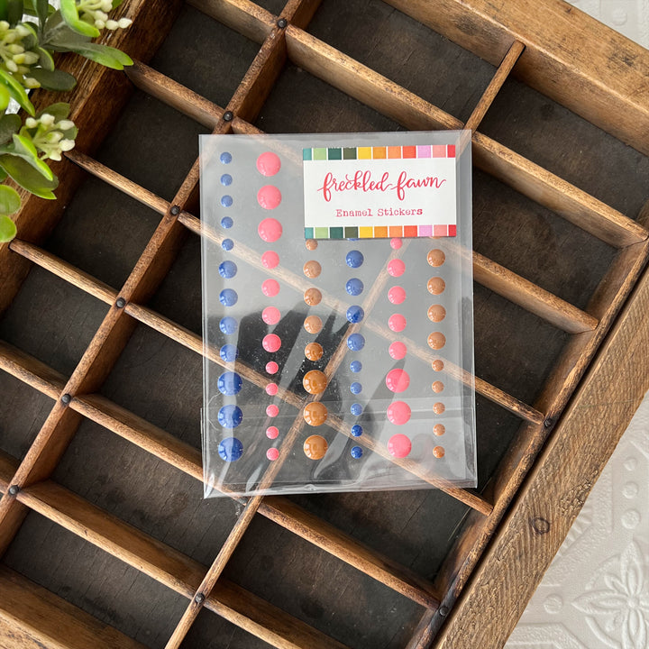 Enamel + Puffy Accent Stickers – Freckled Fawn